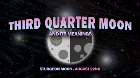 Third Quarter Moon and its Meanings | Eight Lunar Phases - Headed West